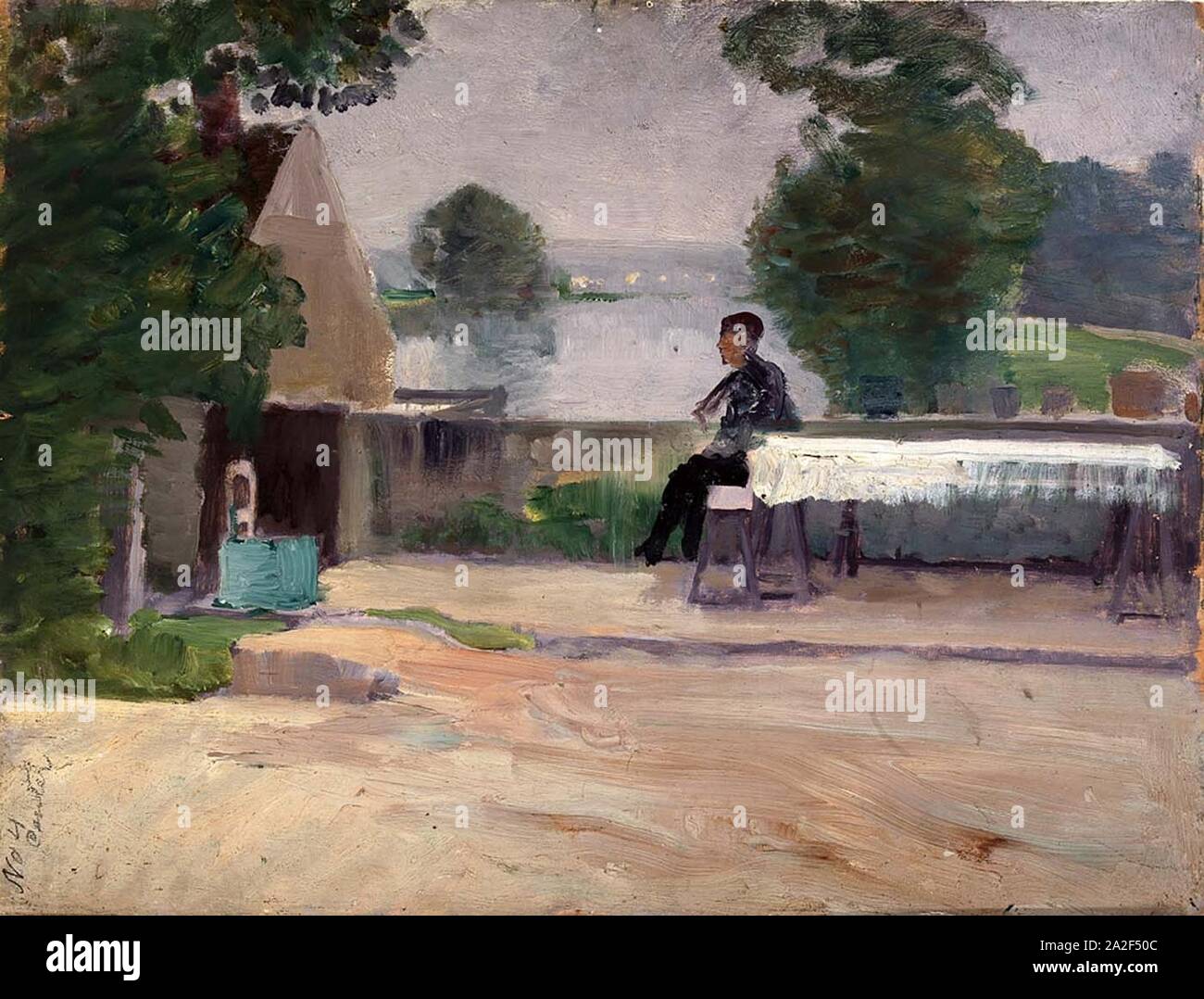 Eliphalet Fraser Andrews - Margin of a Moat Stock Photo - Alamy