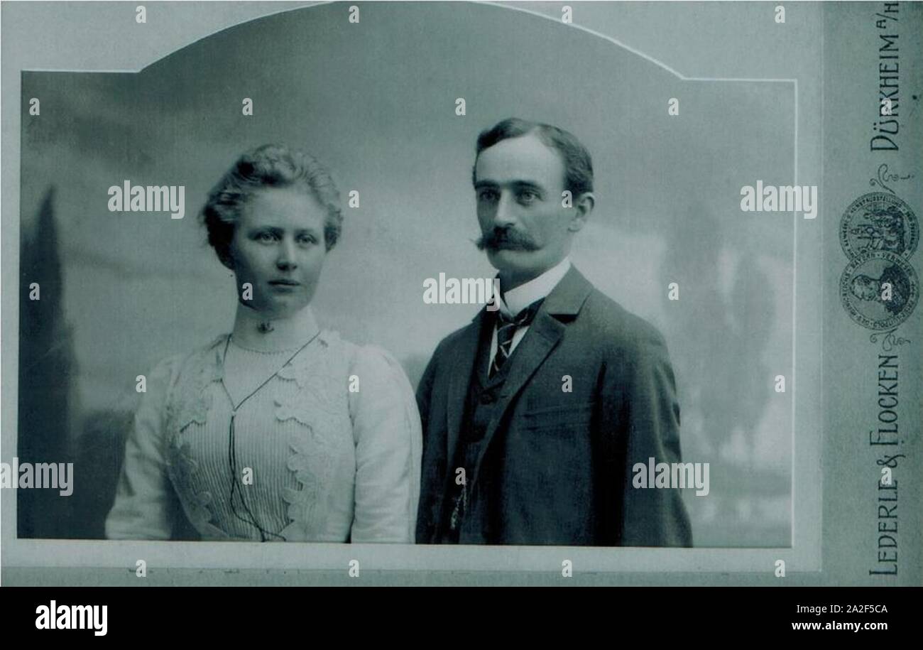 Elisabeth Christ & Friedrich Trump original Stock Photo - Alamy