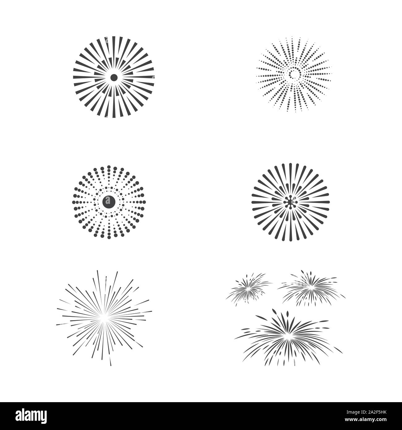 Firework vector icon illustration design template Stock Vector Image ...