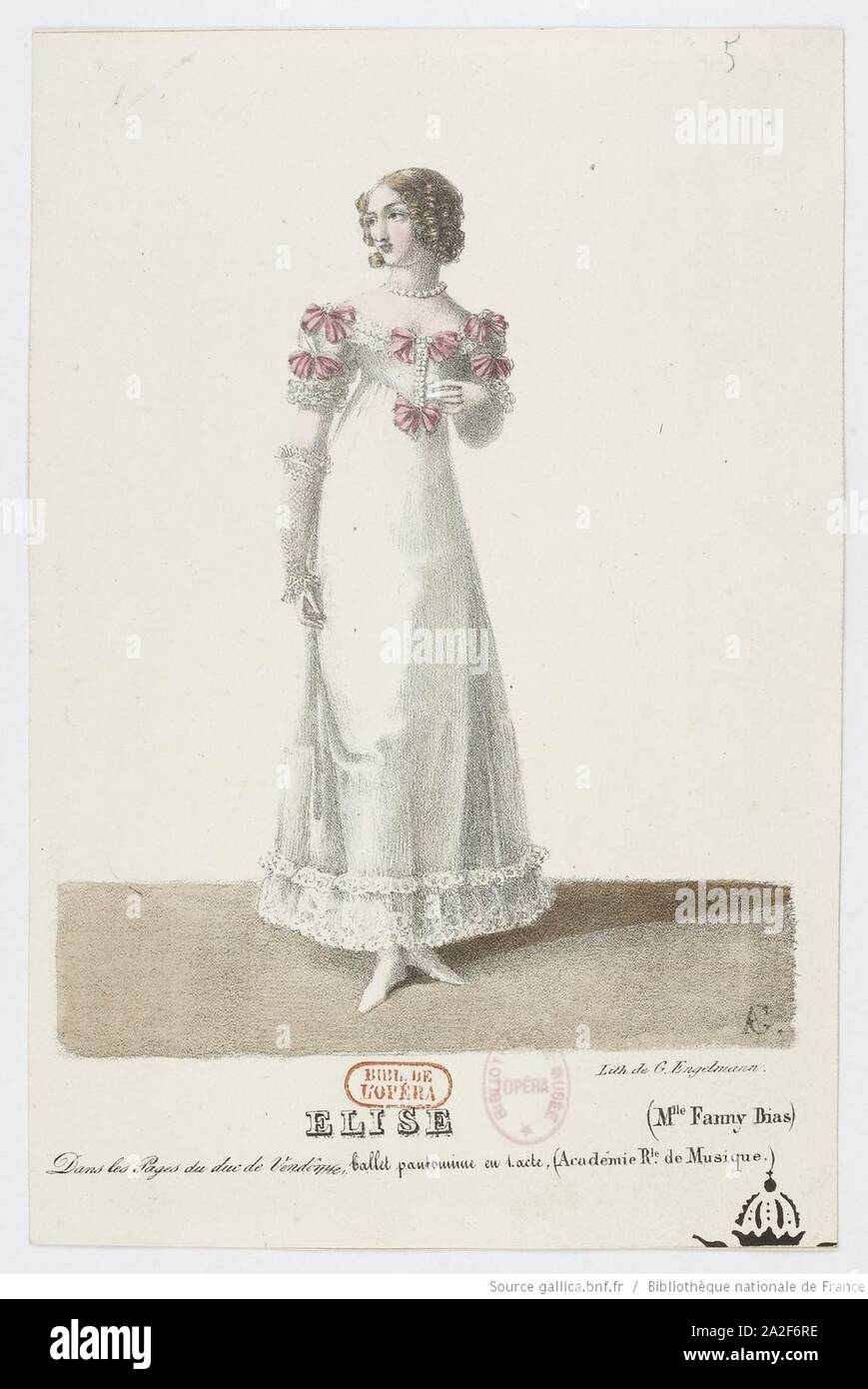 Elise (costume for Fanny Bias Stock Photo - Alamy