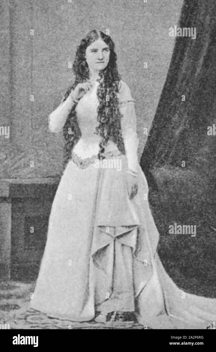 Elise hwasser som sigrid den fagra nornan 1894 s 79 Stock Photo - Alamy