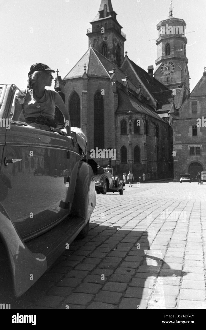 Stuttgart city cars Black and White Stock Photos & Images - Alamy
