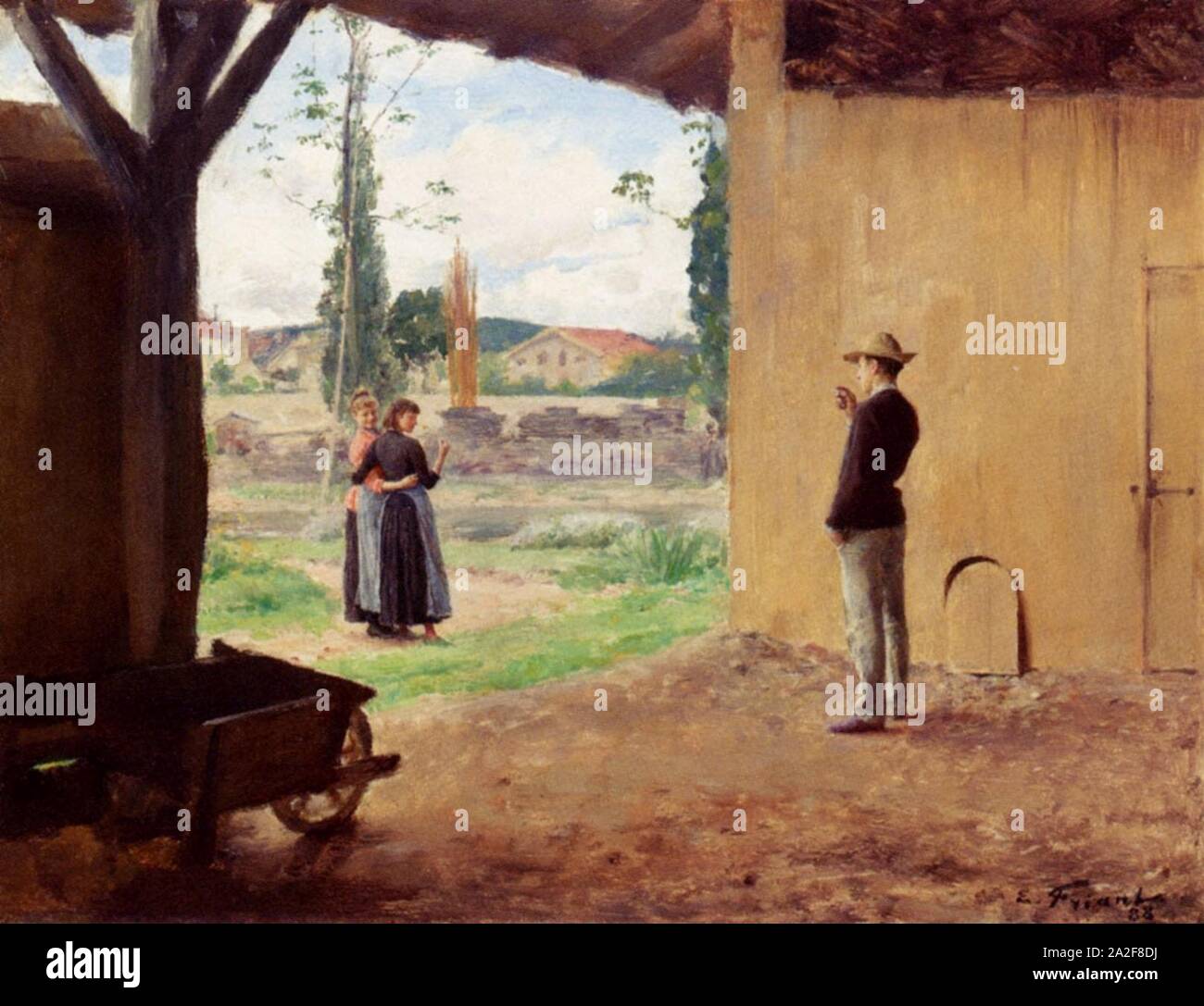Emile Friant Spring 1888 Stock Photo - Alamy