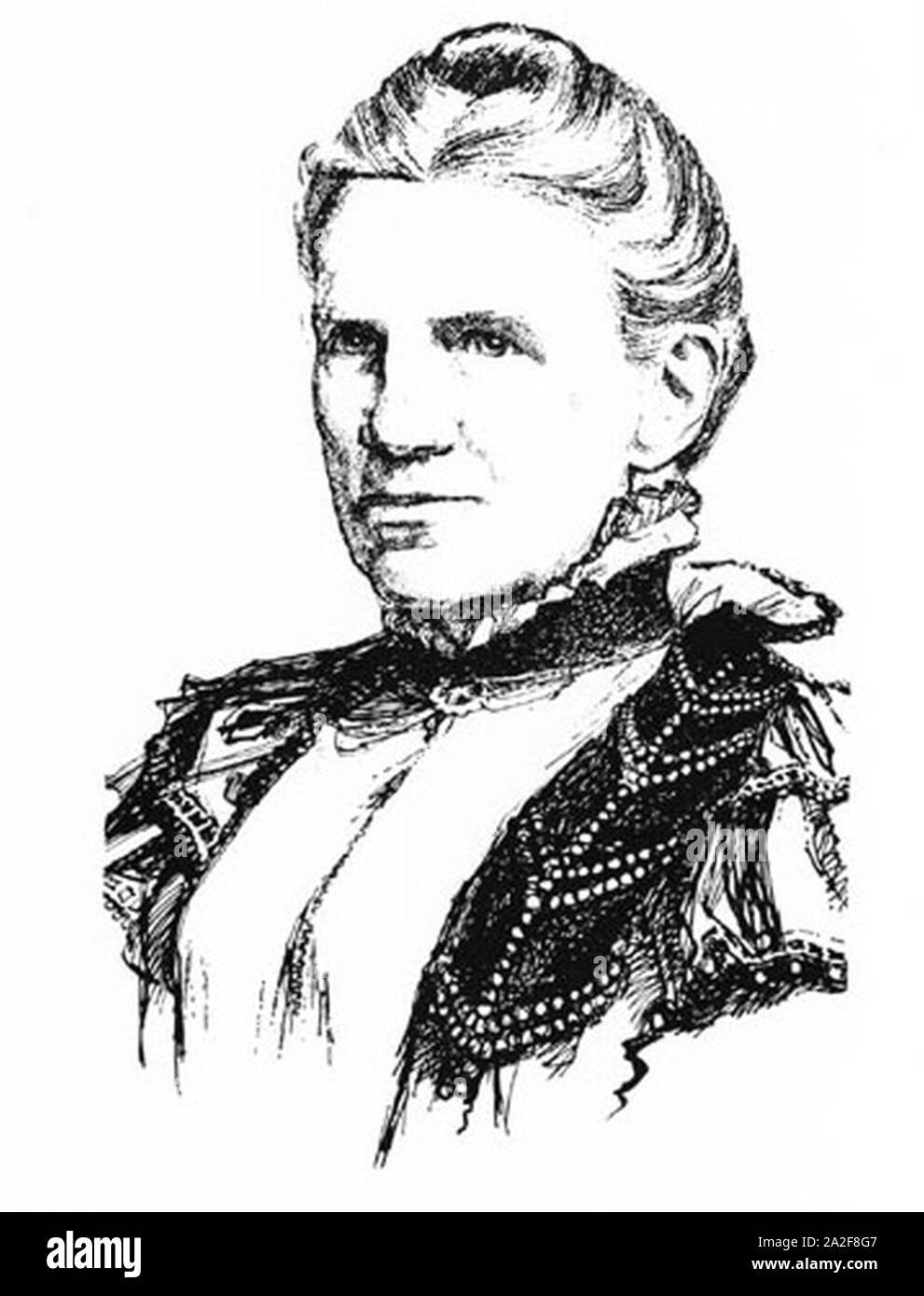 Elizabeth Garnett May 1889 Stock Photo - Alamy