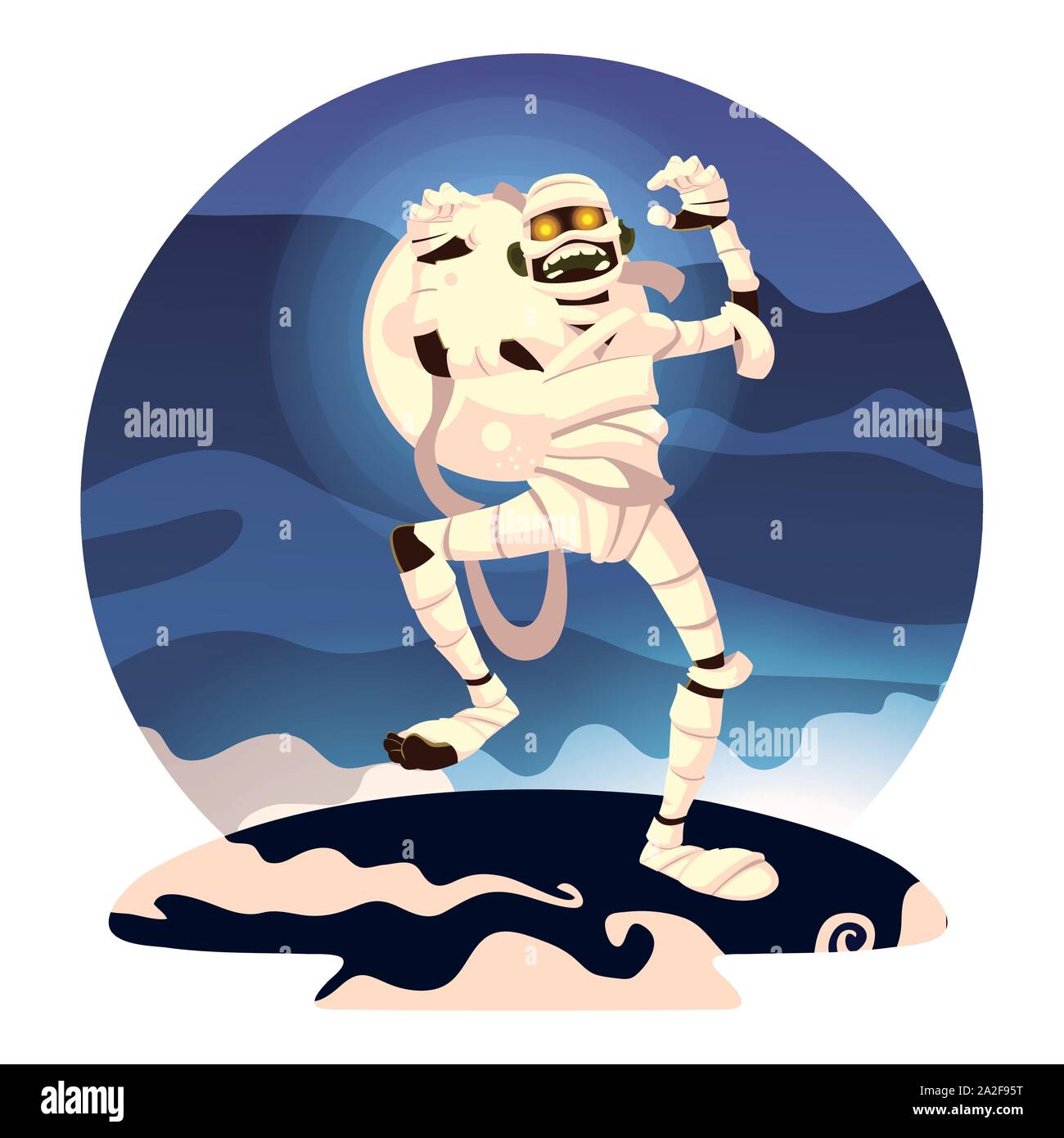 mummy design, Halloween holiday horror scary celebration autumn dark ...