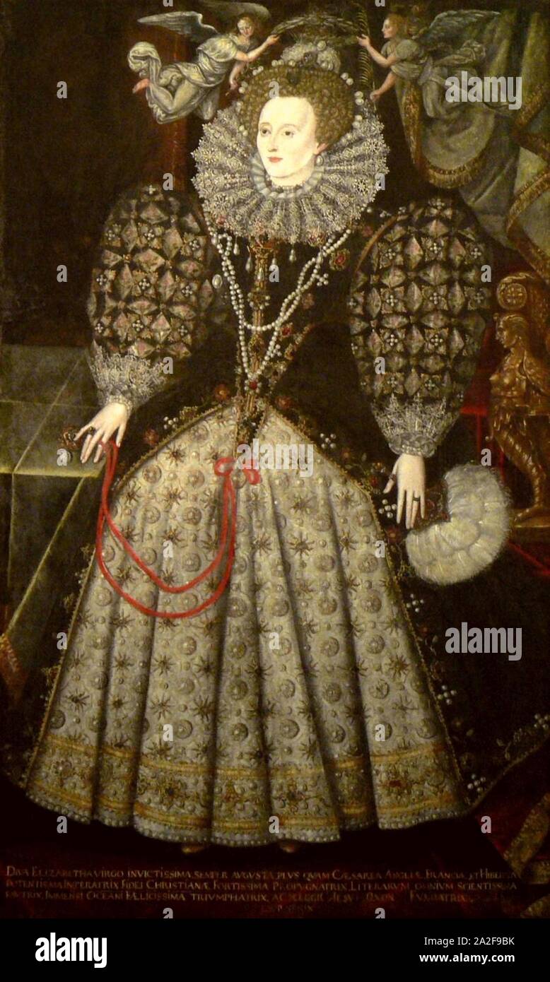 Elizabeth I Jesus College Stock Photo - Alamy