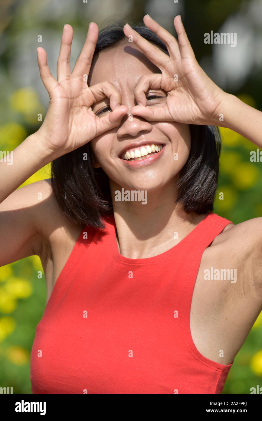 An Adult Female Searching Stock Photo - Alamy