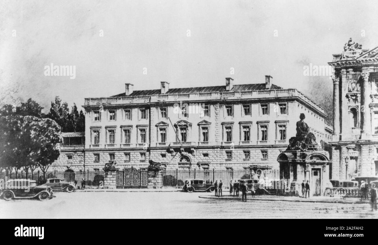 Embassy office building, Paris, France Stock Photo - Alamy