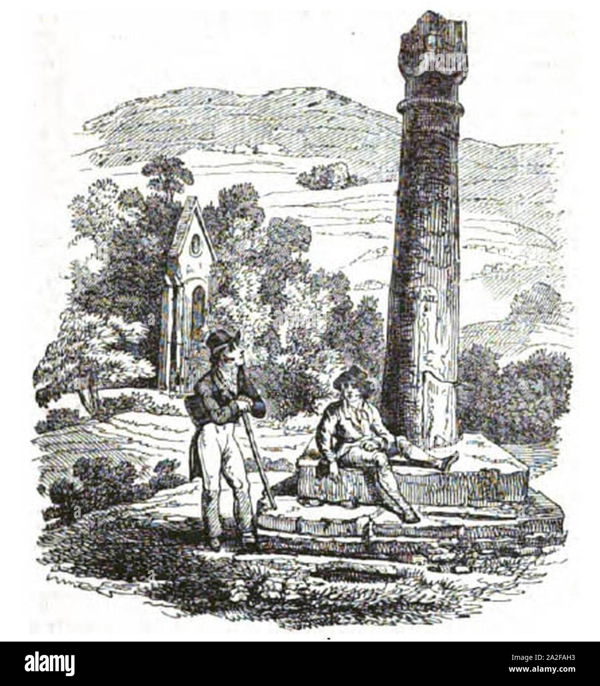 The pillar of eliseg hi-res stock photography and images - Alamy