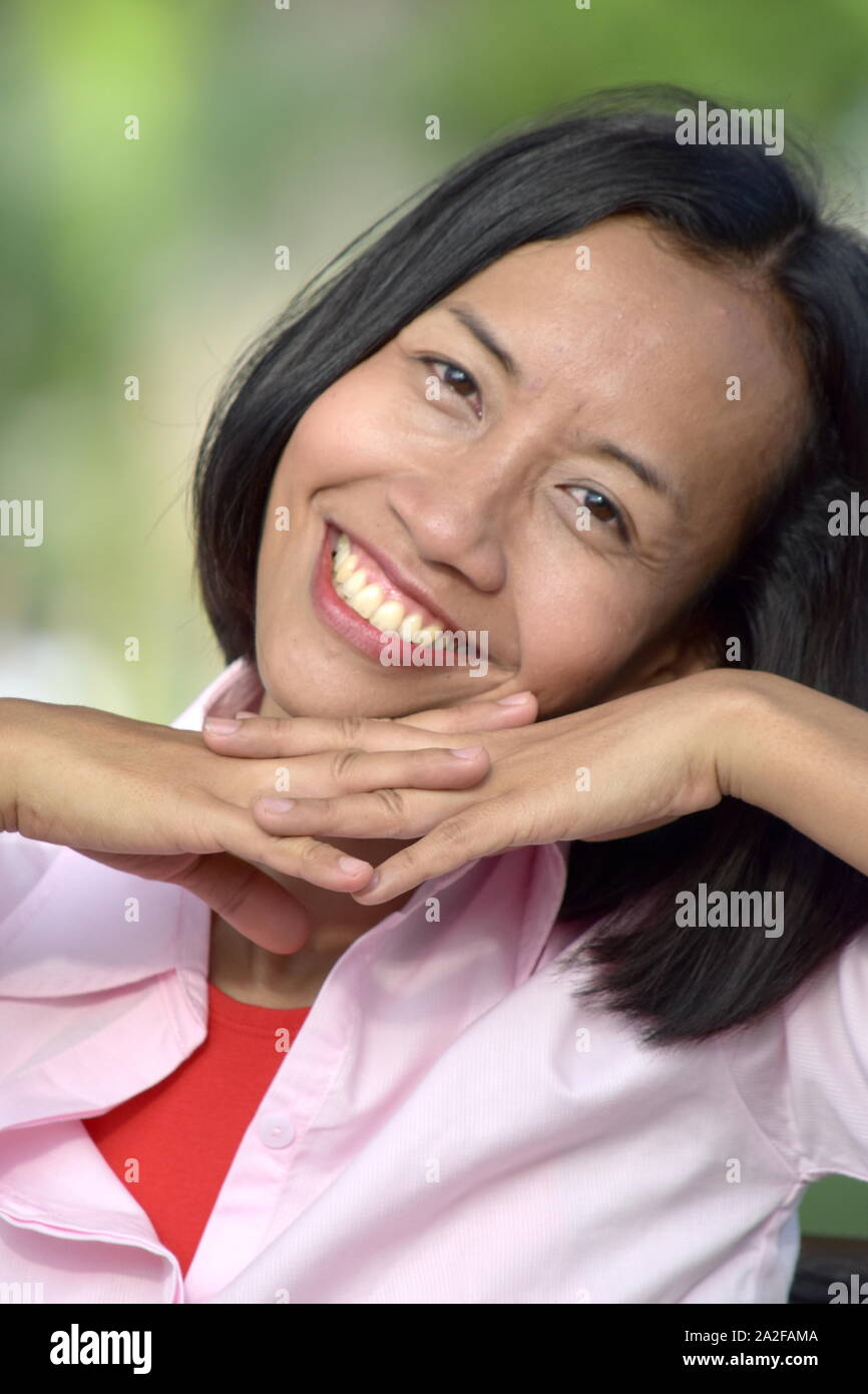 A Cute Adult Female Stock Photo - Alamy