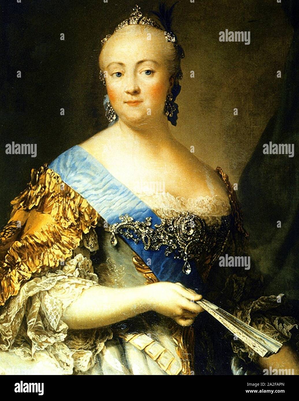 Elizabeth of Russia by V.Eriksen Stock Photo - Alamy