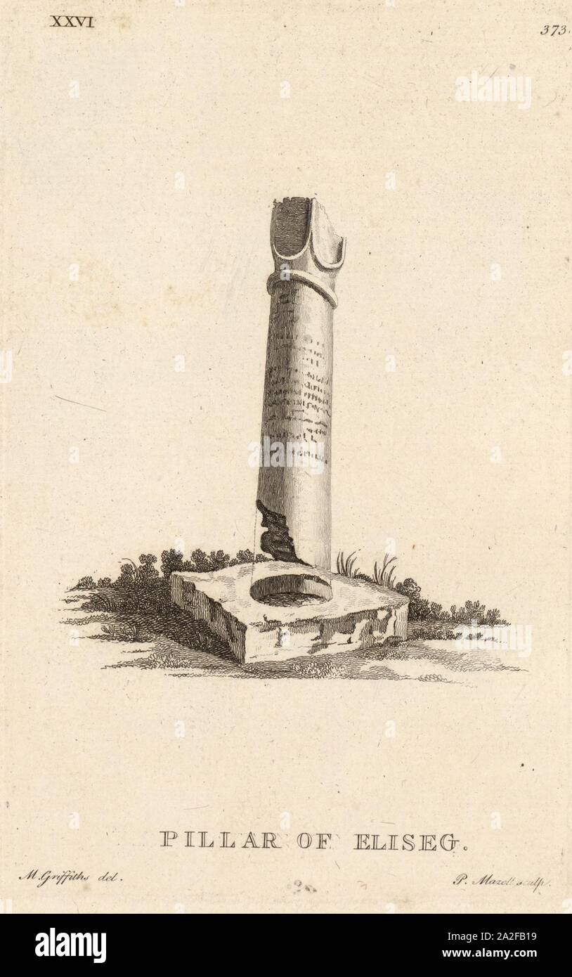 The pillar of eliseg hi-res stock photography and images - Alamy