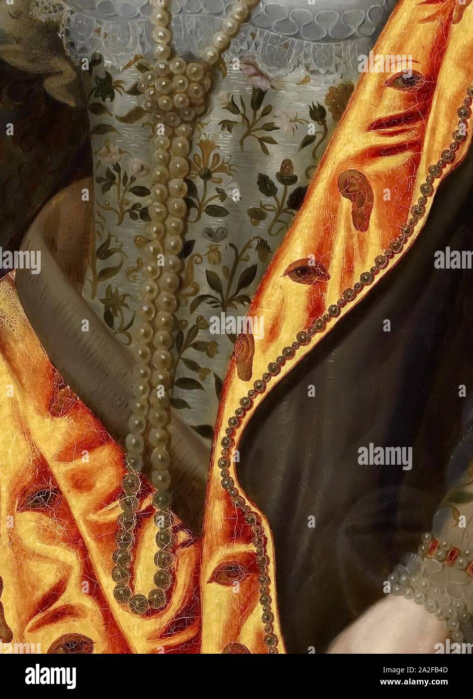 Elizabeth I Rainbow Portrait by G.P.A. Healy - crop4 Stock Photo - Alamy