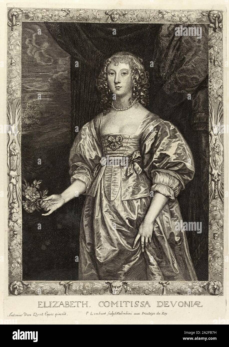 Elizabeth Cecil, Countess of Devonshire01 Stock Photo - Alamy