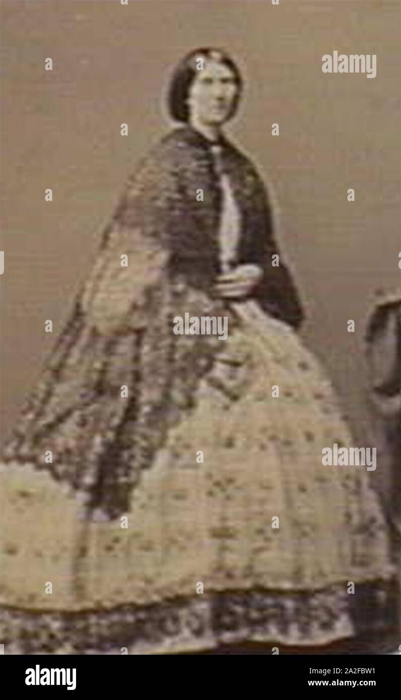 Emma Voss (nee Coghill) circa 1865 Stock Photo - Alamy
