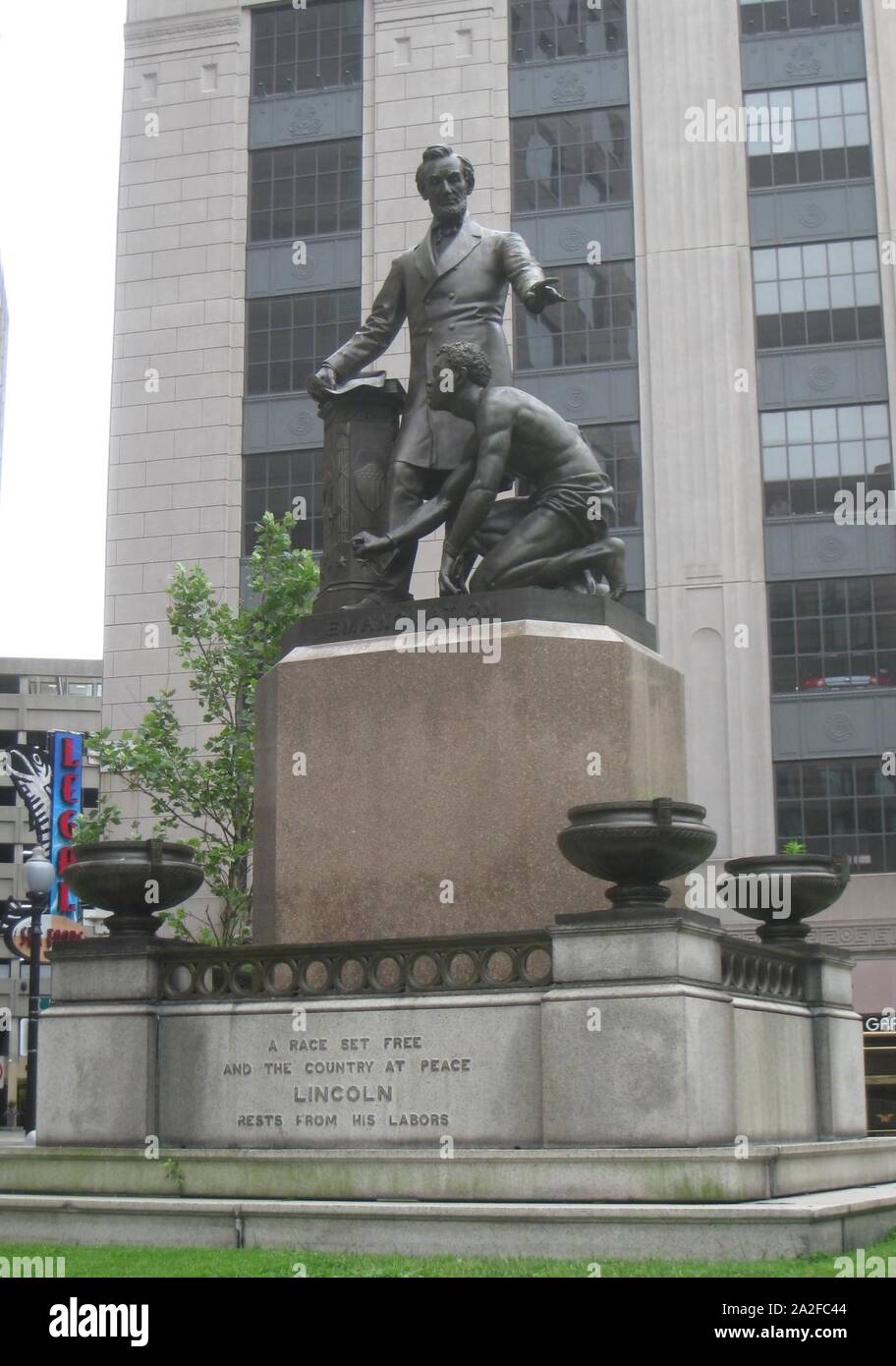 Emancipation Memorial (Boston) by Thomas Ball Stock Photo - Alamy