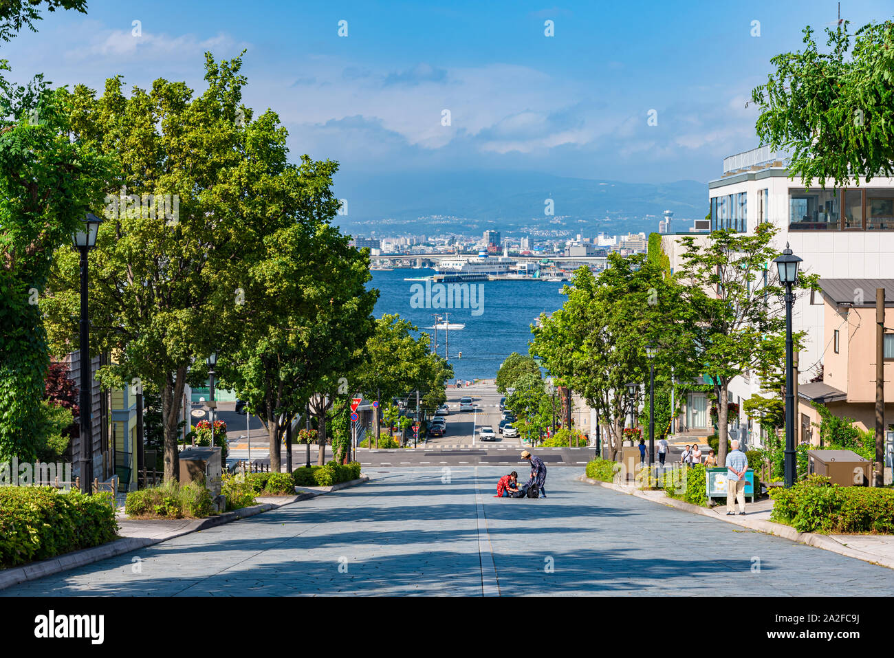 Hakodate hachimanzaka slope hi-res stock photography and images - Alamy