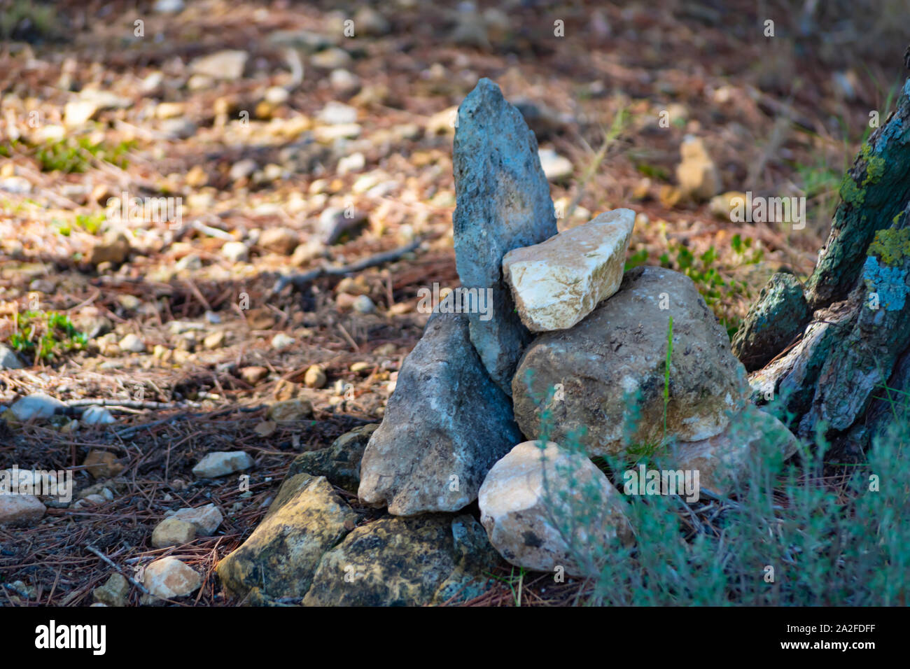 stones of Benizar forest. Village in Moralla(Spain Stock Photo - Alamy