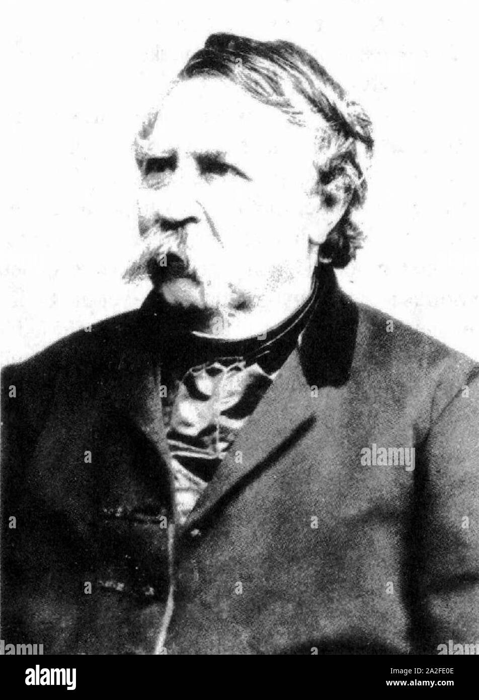 Ellinger Portrait of Ferenc Deák 1870s A Stock Photo - Alamy
