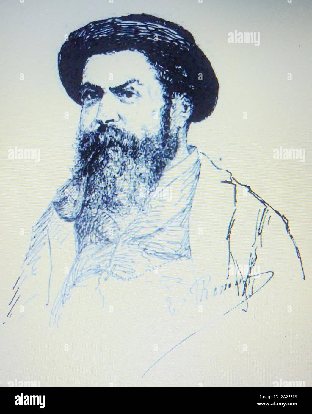Emile Renouf Autoportrait Stock Photo - Alamy