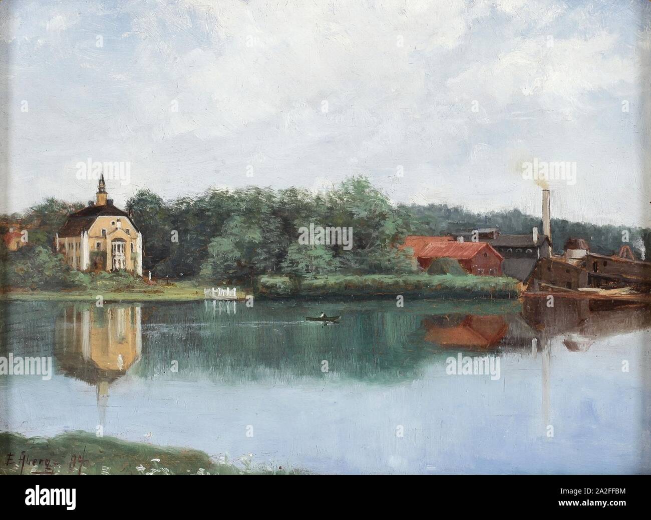 Emil Åberg - Bruksmiljö Stock Photo - Alamy