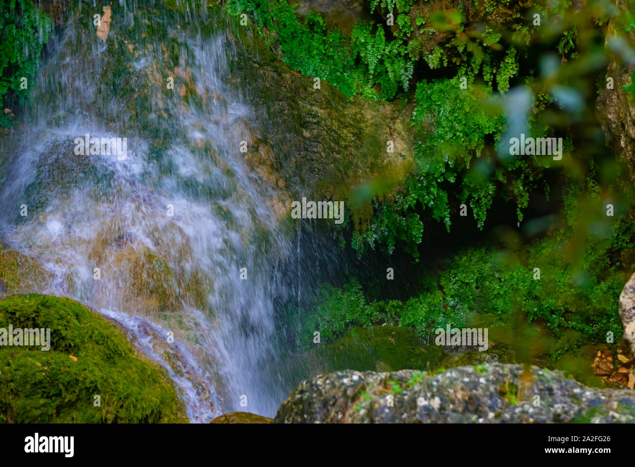 streams of the town of Benizar, Murcia, Moratalla (Spain Stock Photo ...