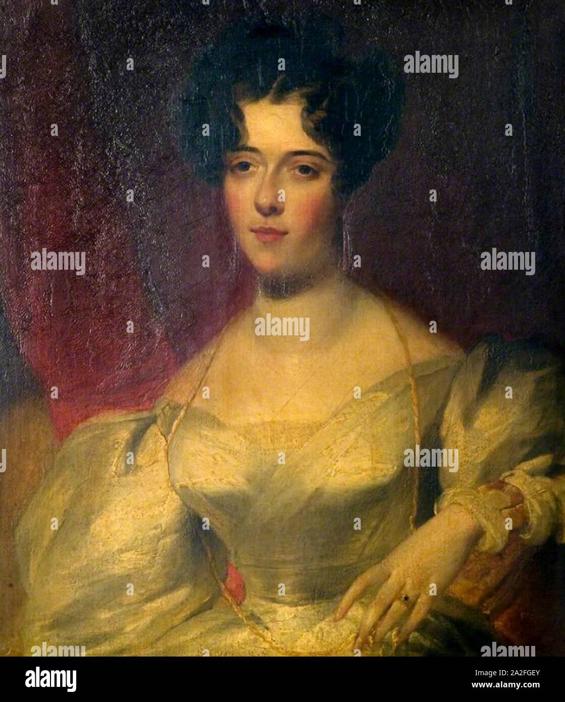 Emma Maria Russell Vicountess Boyne Stock Photo - Alamy