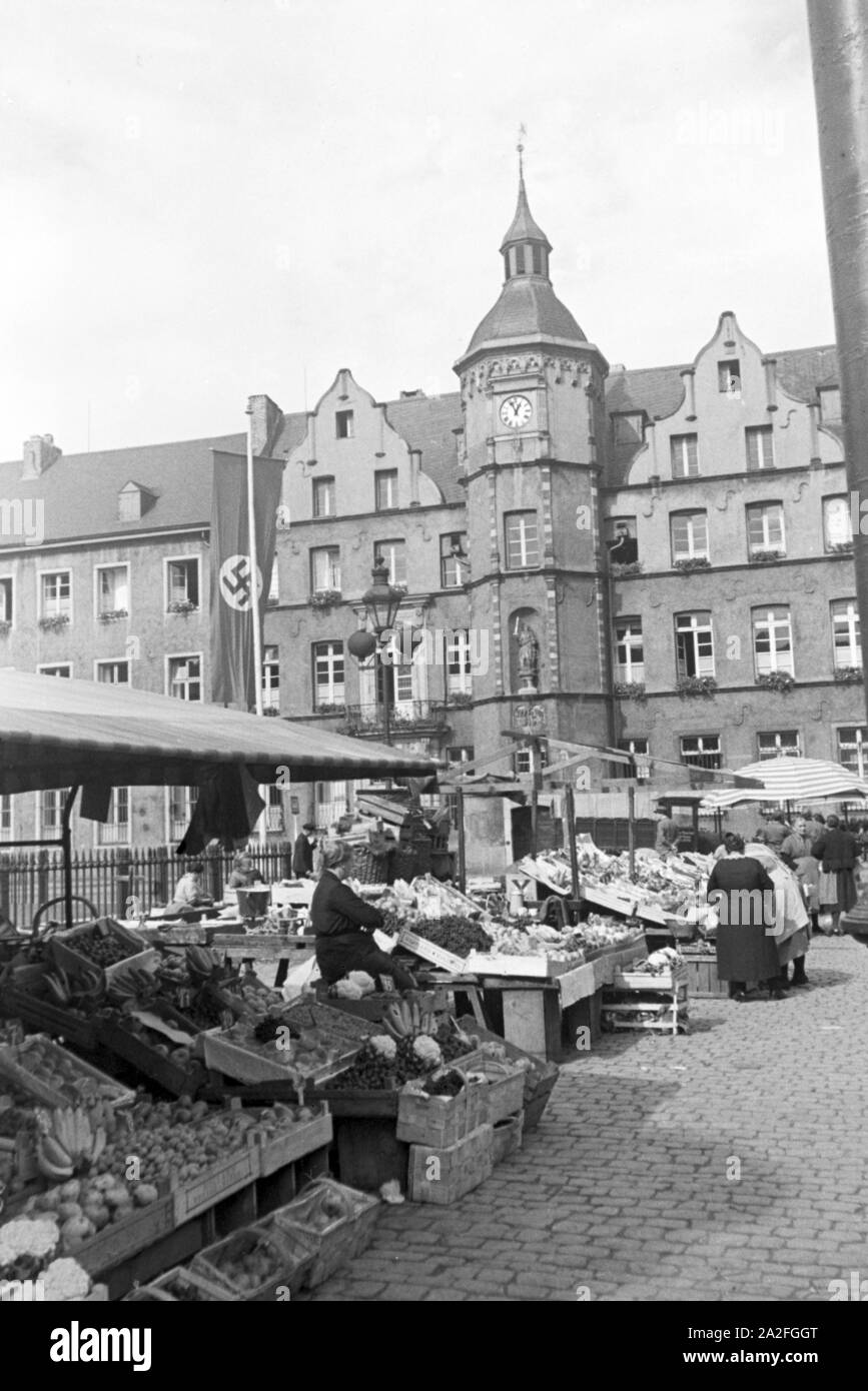Market banners Black and White Stock Photos & Images - Alamy