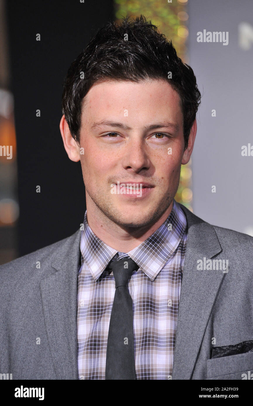 LOS ANGELES, CA. December 05, 2011: Cory Monteith at the world premiere ...