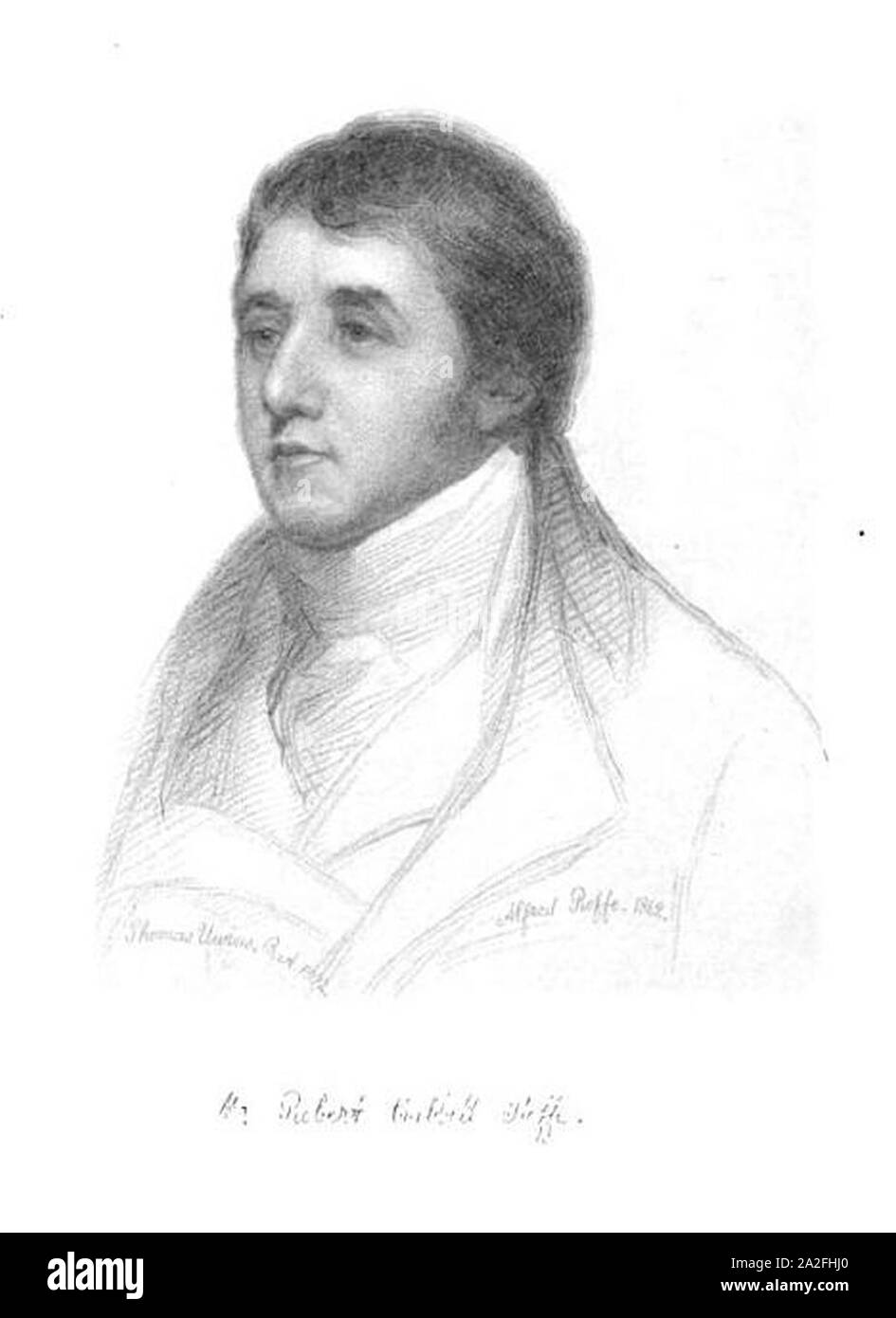 Engraving by Alfred Thomas Roffe of Robert Cabbell Roffe from Leeds our ...