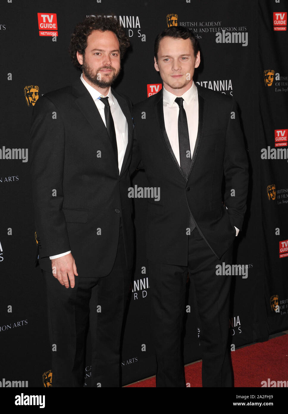 LOS ANGELES, CA. November 30, 2011: Drake Doremus (left) & Anton ...
