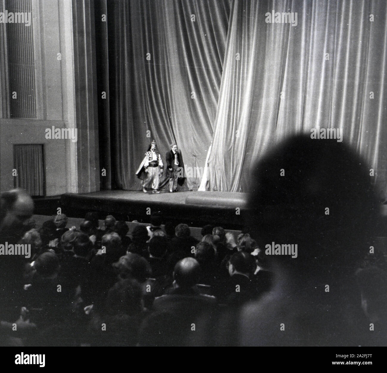 Aufführung im Opernhaus in Rom; Italien 1940er Jahre. Performance in ...