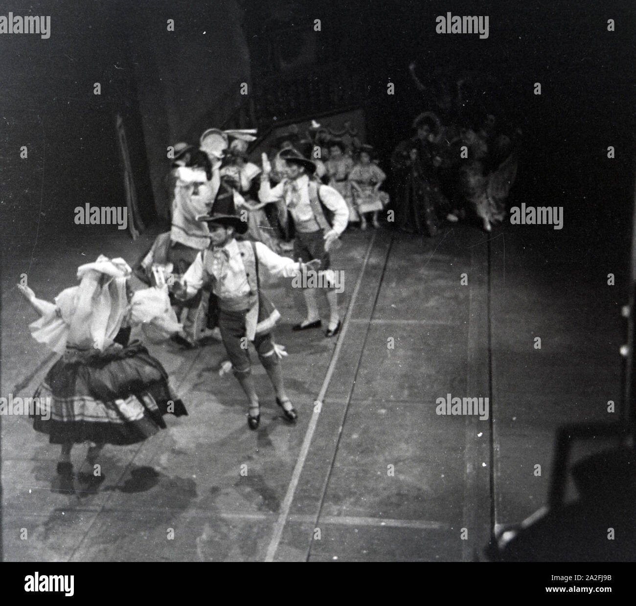 Aufführung im Opernhaus in Rom; Italien 1940er Jahre. Performance in ...