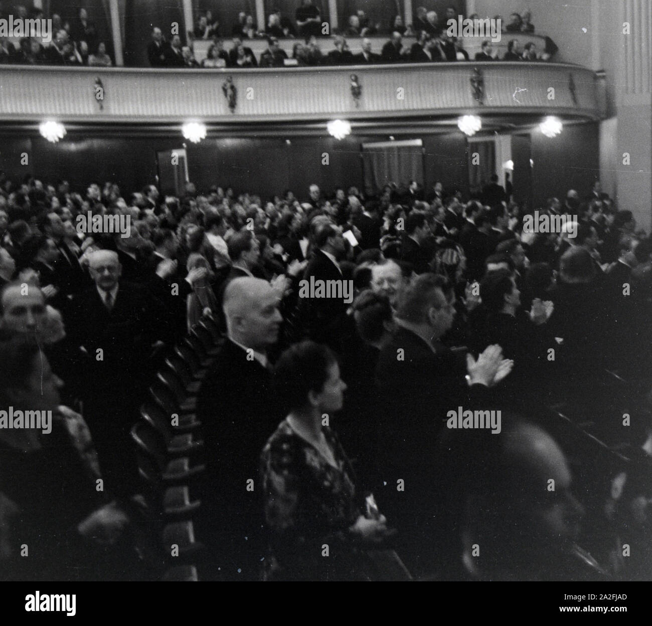 Aufführung im Opernhaus in Rom; Italien 1940er Jahre. Performance in ...