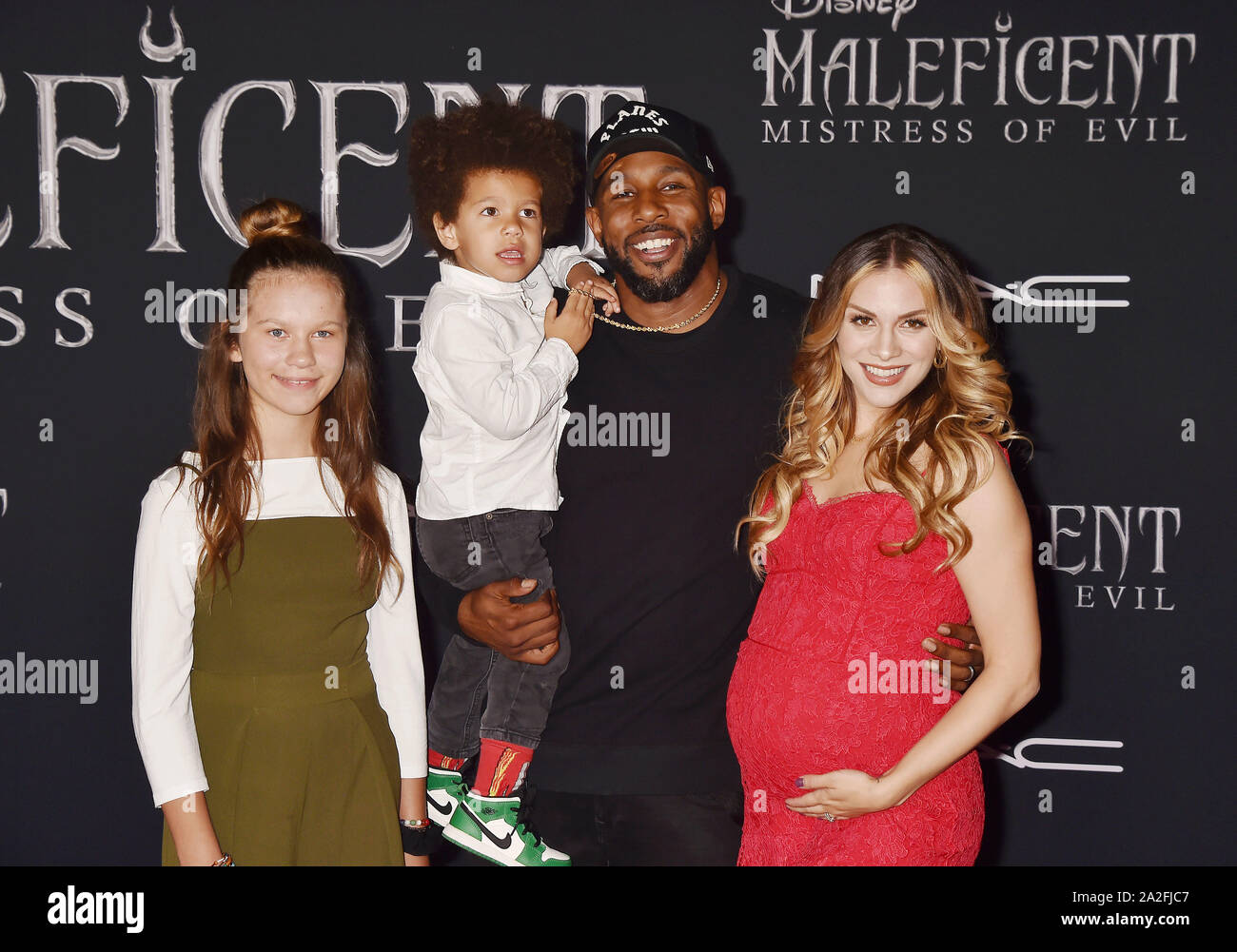 HOLLYWOOD, CA - SEPTEMBER 30: (L-R) Weslie Fowler, Maddox Laurel Boss ...