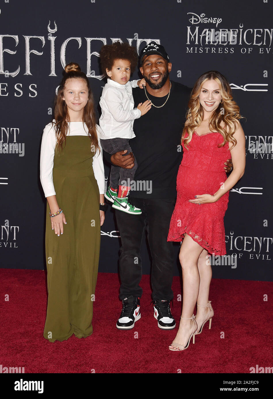 HOLLYWOOD, CA - SEPTEMBER 30: (L-R) Weslie Fowler, Maddox Laurel Boss ...