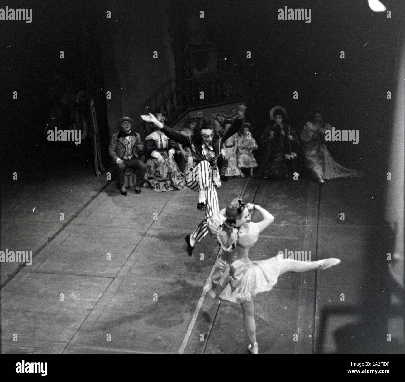 Aufführung im Opernhaus in Rom; Italien 1940er Jahre. Performance in ...