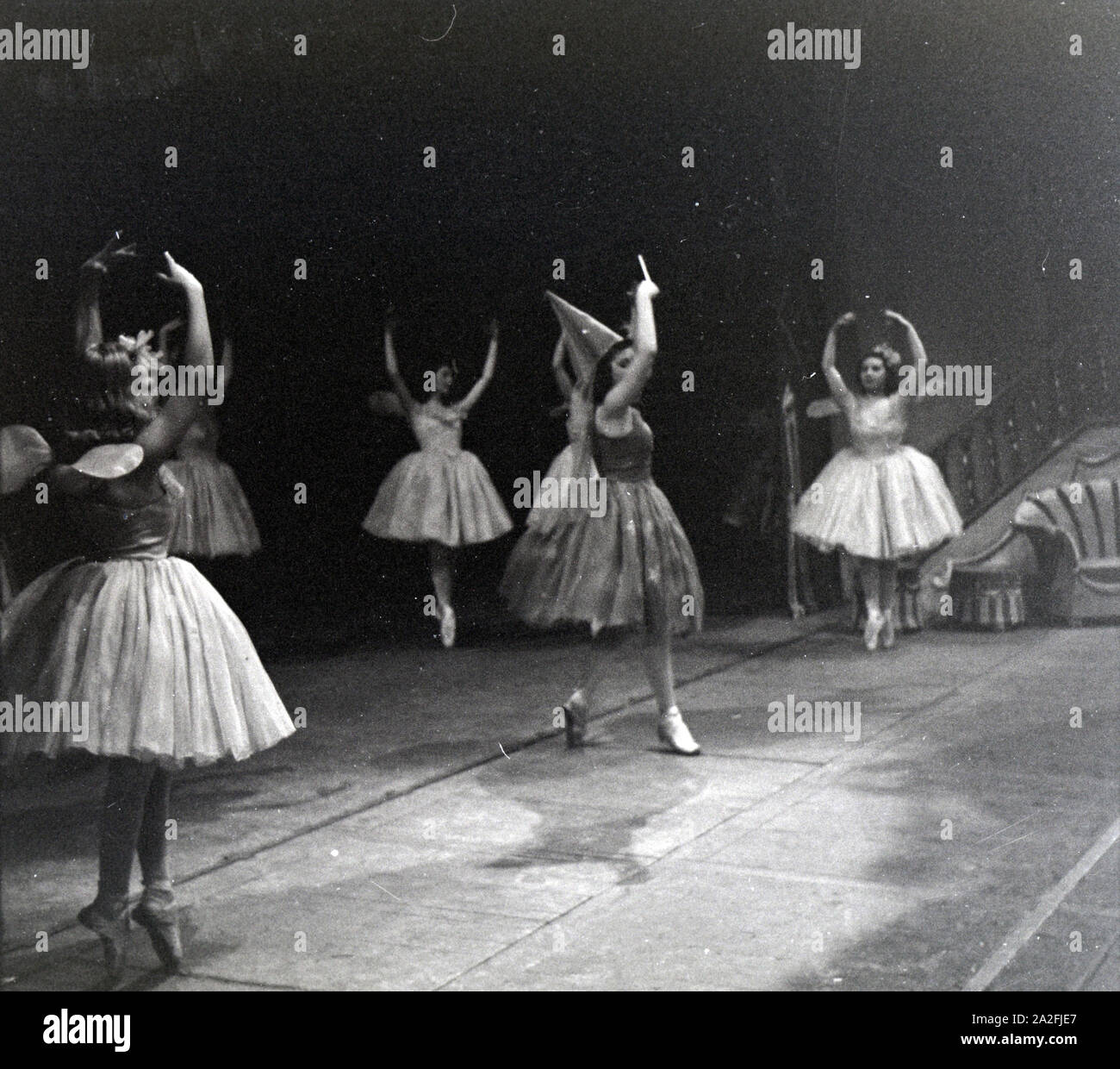 Aufführung im Opernhaus in Rom; Italien 1940er Jahre. Performance in ...