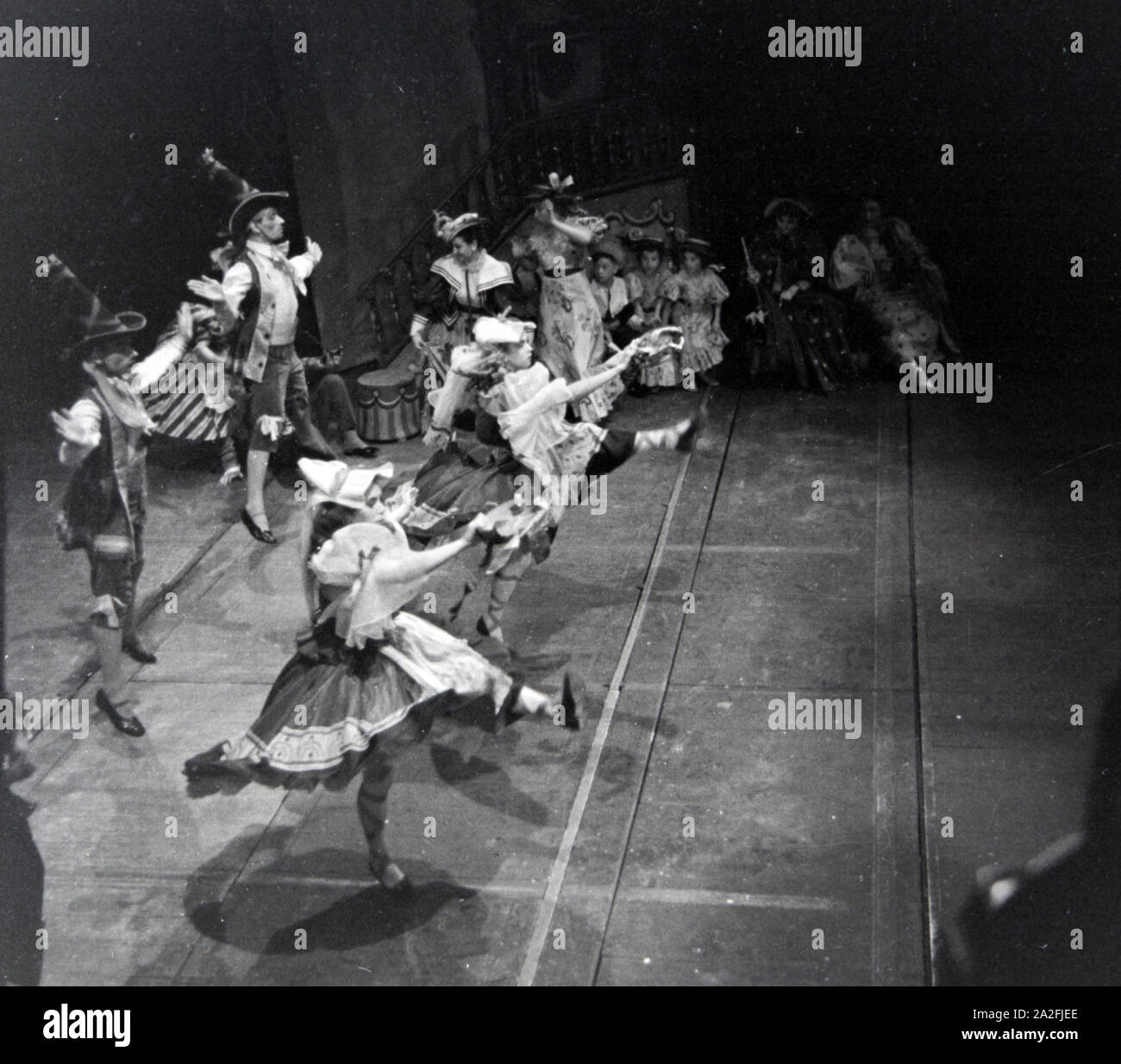 Aufführung im Opernhaus in Rom; Italien 1940er Jahre. Performance in ...