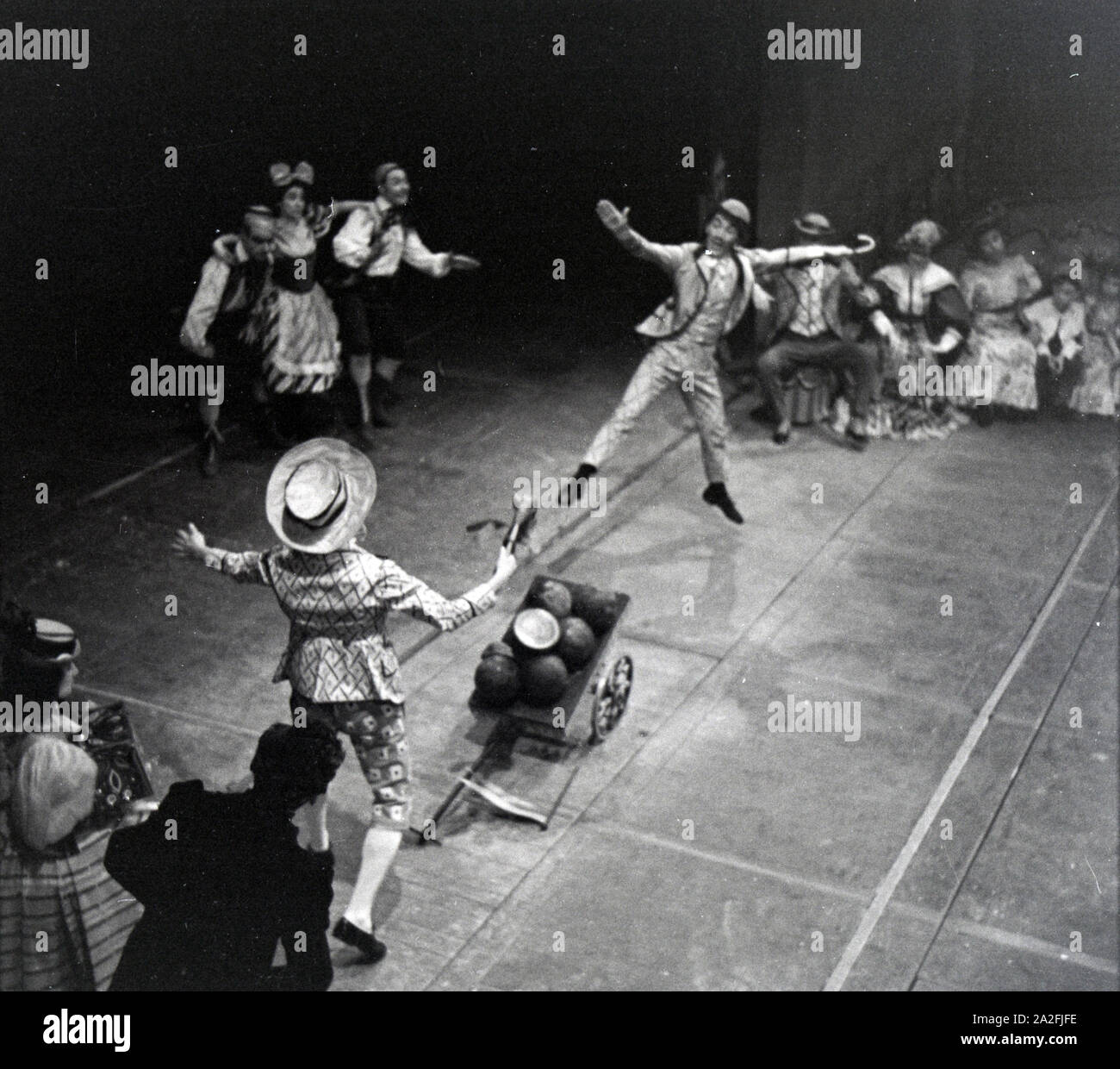 Aufführung im Opernhaus in Rom; Italien 1940er Jahre. Performance in ...