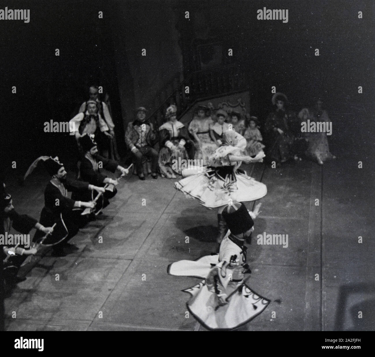 Aufführung im Opernhaus in Rom; Italien 1940er Jahre. Performance in ...
