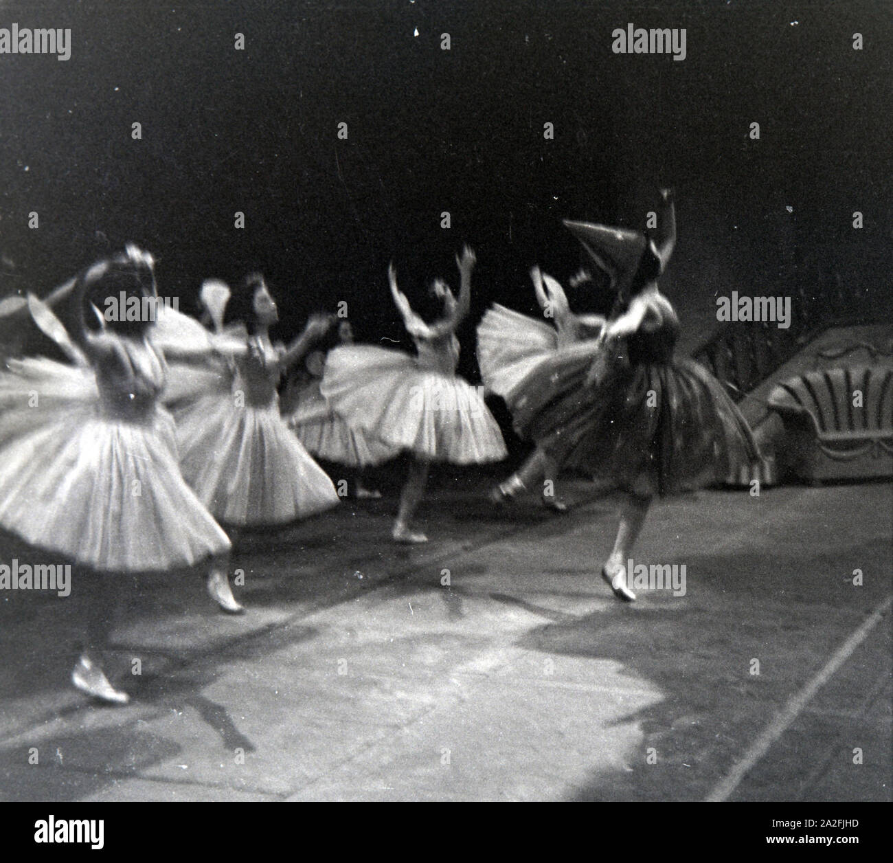 Aufführung im Opernhaus in Rom; Italien 1940er Jahre. Performance in ...