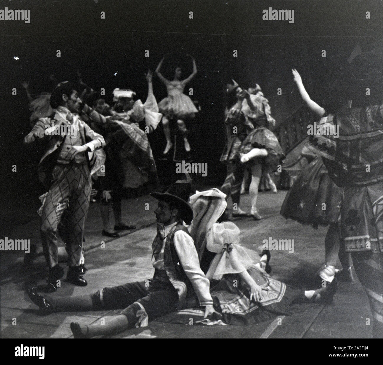 Aufführung im Opernhaus in Rom; Italien 1940er Jahre. Performance in ...