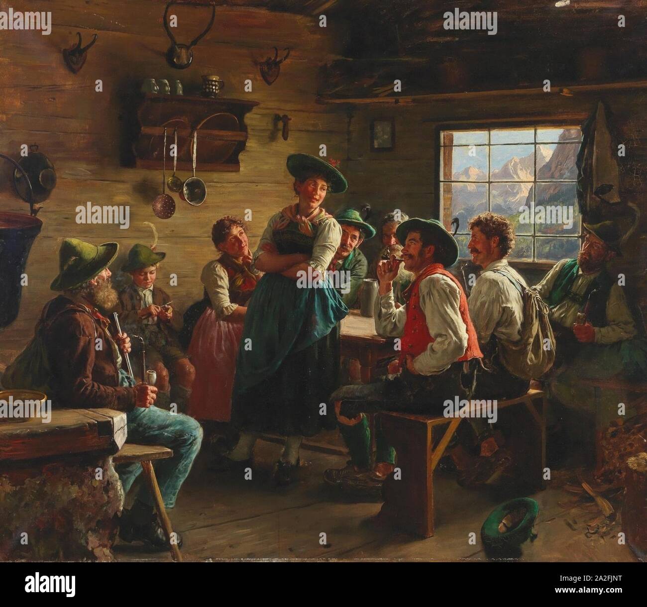 Emil Rau - A Good Tale Stock Photo - Alamy