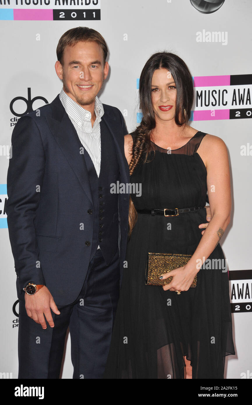 LOS ANGELES, CA. November 20, 2011: Alanis Morissette & Mario Treadway ...