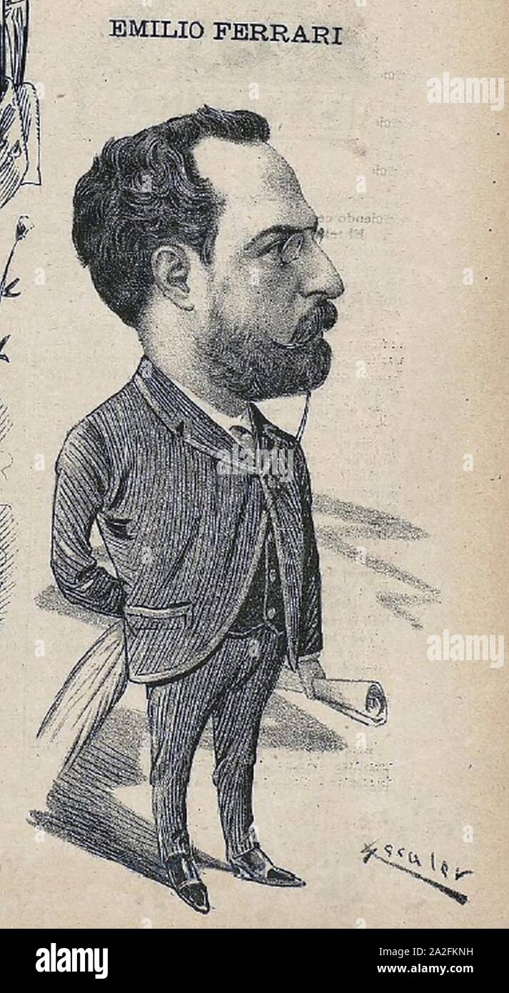 Emilio Ferrari, de Escaler, La Semana Cómica, 14-06-1889 (106 Stock ...