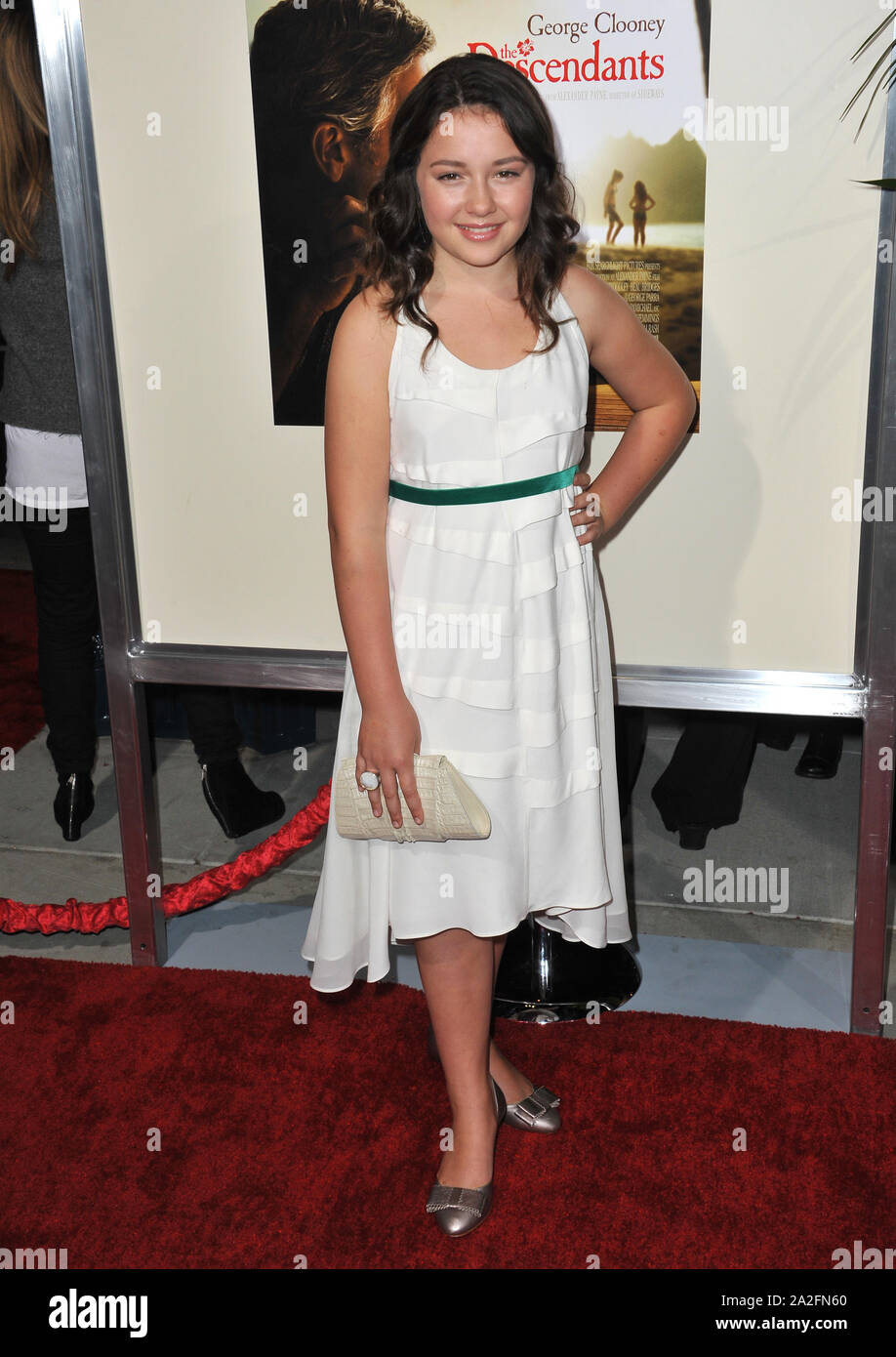LOS ANGELES, CA. November 15, 2011: Amara Miller at the Los Angeles ...