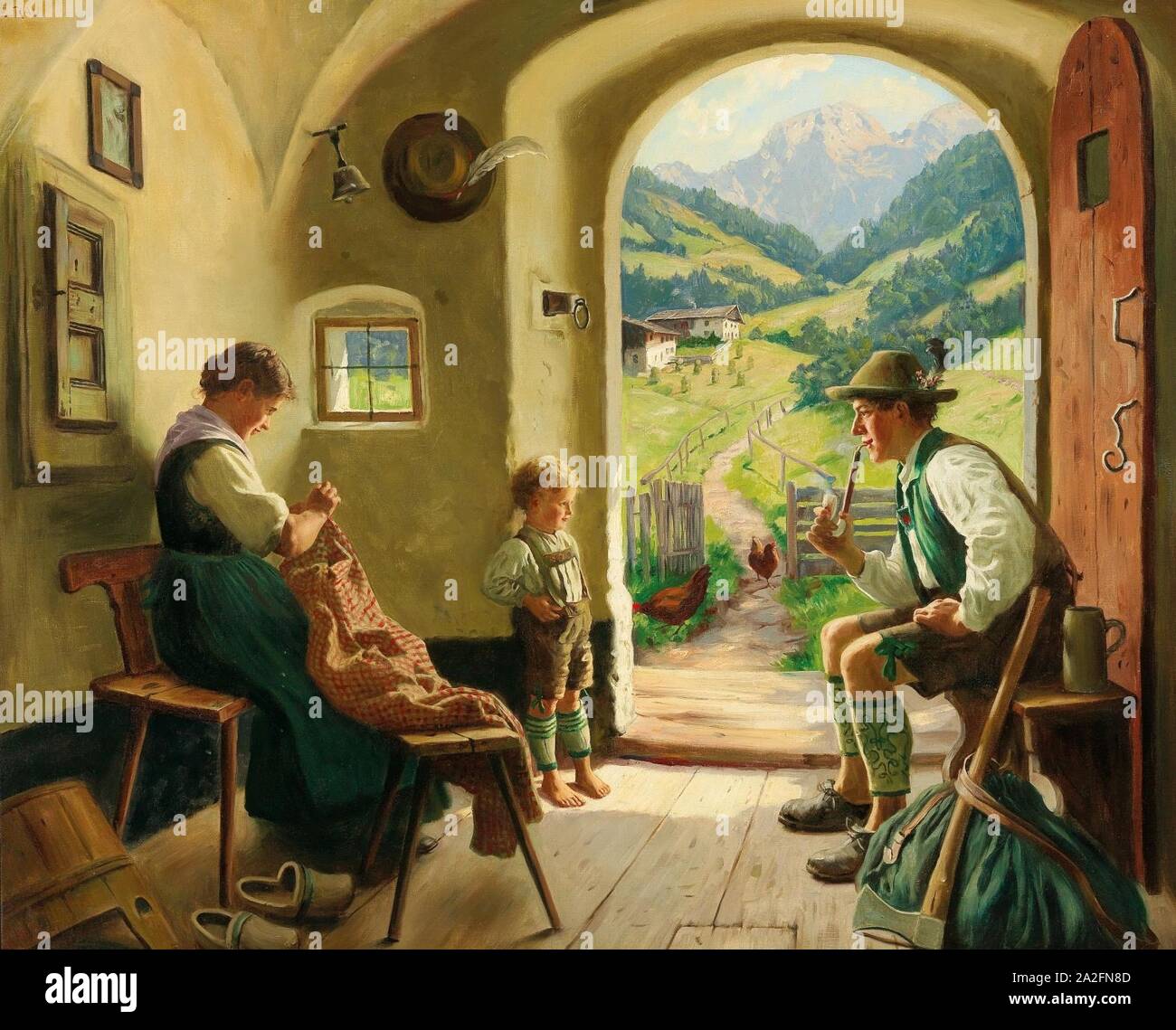 Emil Rau - Idyllic Rural Scene Stock Photo - Alamy