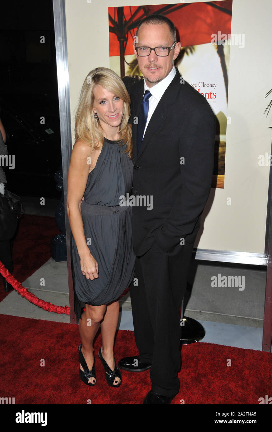 LOS ANGELES, CA. November 15, 2011: Matthew Lillard & wife at the Los ...