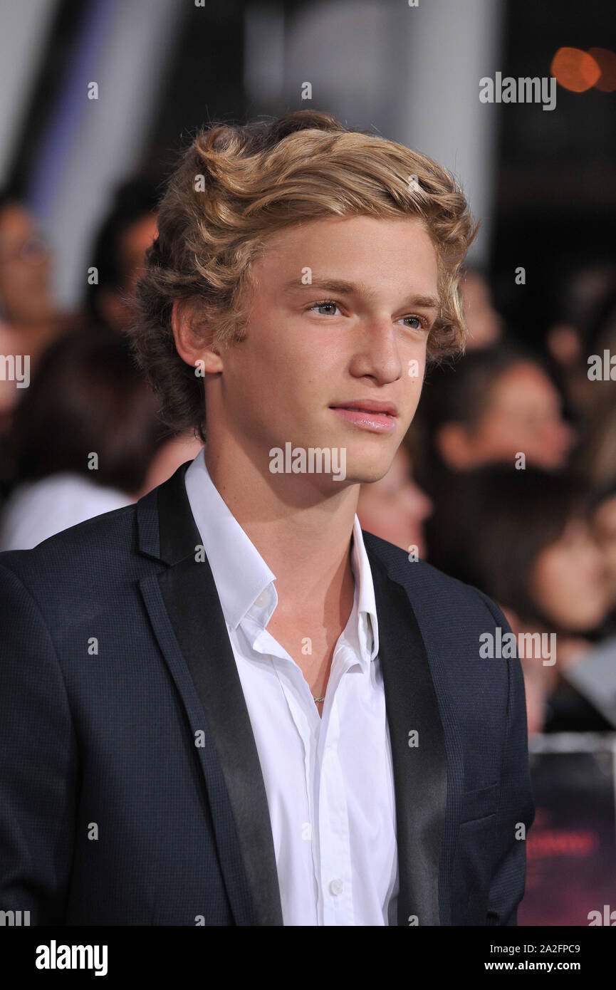 LOS ANGELES, CA. November 14, 2011: Cody Simpson at the world premiere ...